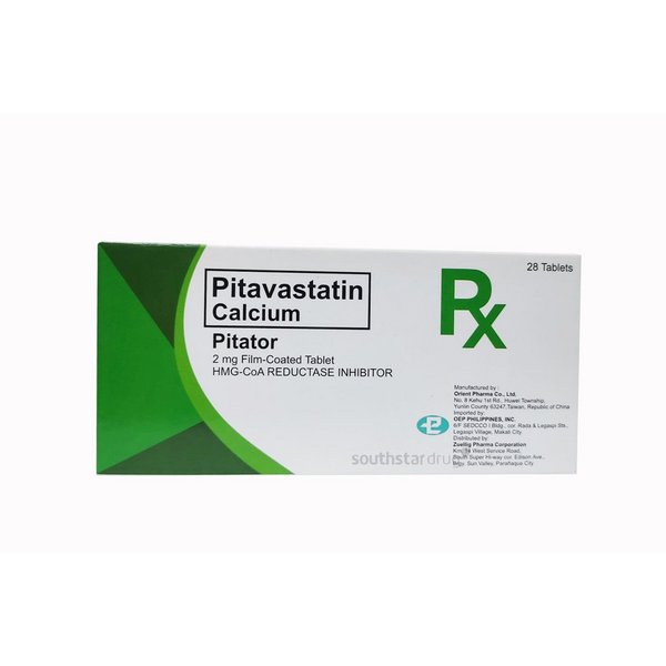 PITATOR Pitavastatin Calcium 2mg Film-Coated Tablet 1's price in the ...